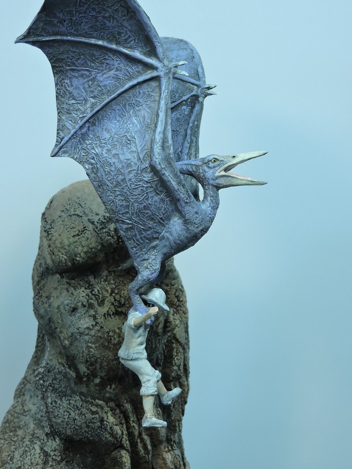 Pterodactyl from 'The Valley of Gwangi' Gwangi resin model kit by Joe ...