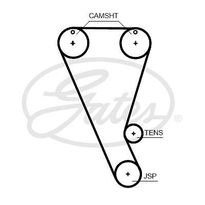 Timing Belt Fits Ford Tourneo Custom Transit Transit Custom GATES ...