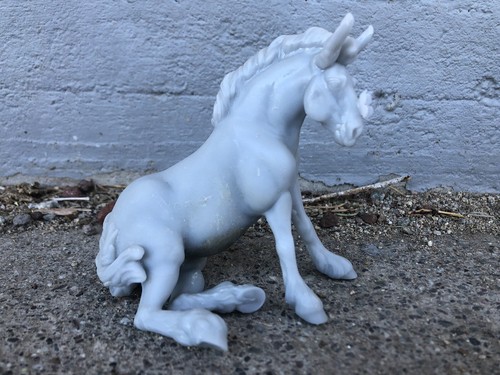 Cotton 4” Mule Donkey Celene Dionn Model Horse Sitting Resin Mule tail ...