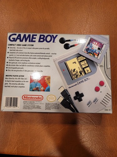 Nintendo Game Boy Launch Edition Handheld System - Gray for sale online ...