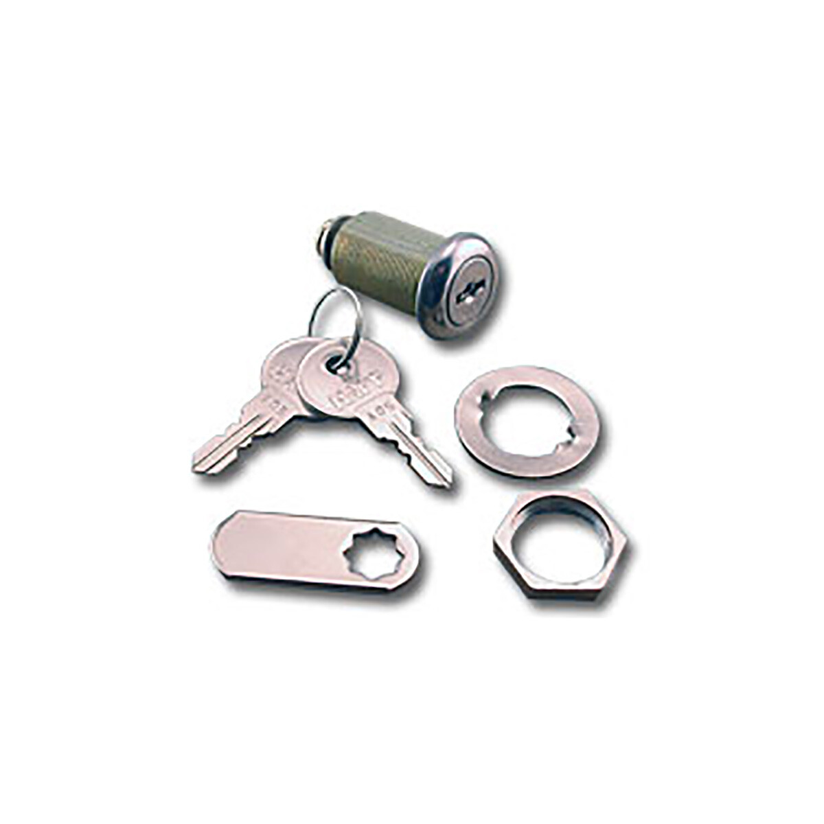 7/8" Double Bitted Lock Assembly with 1-1/4" Cam and 2 Keys | eBay