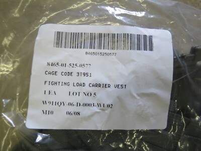 FIGHTING LOAD CARRIER VEST NSN: 8465-01-525-0577 | eBay
