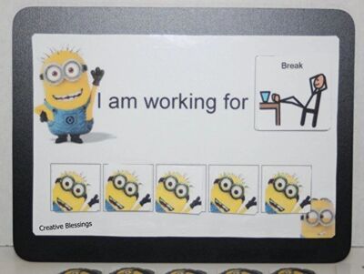 Minions Token Board Behavior Reinforcer for Autism, ADHD, and ADD | eBay