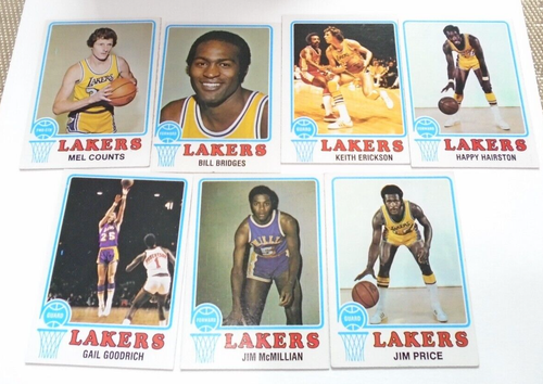 Lakers 7 Team players 1974 Topps Basketball card NBA | eBay