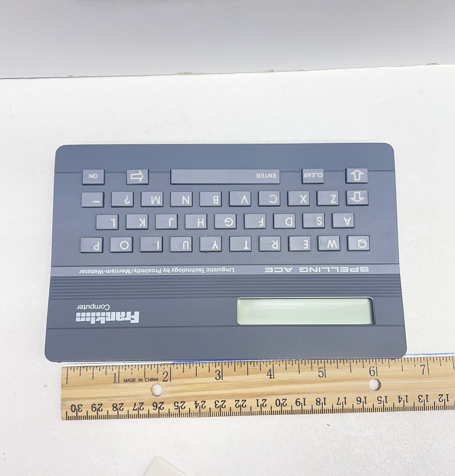 Franklin Computer Spelling Ace Calculator | eBay