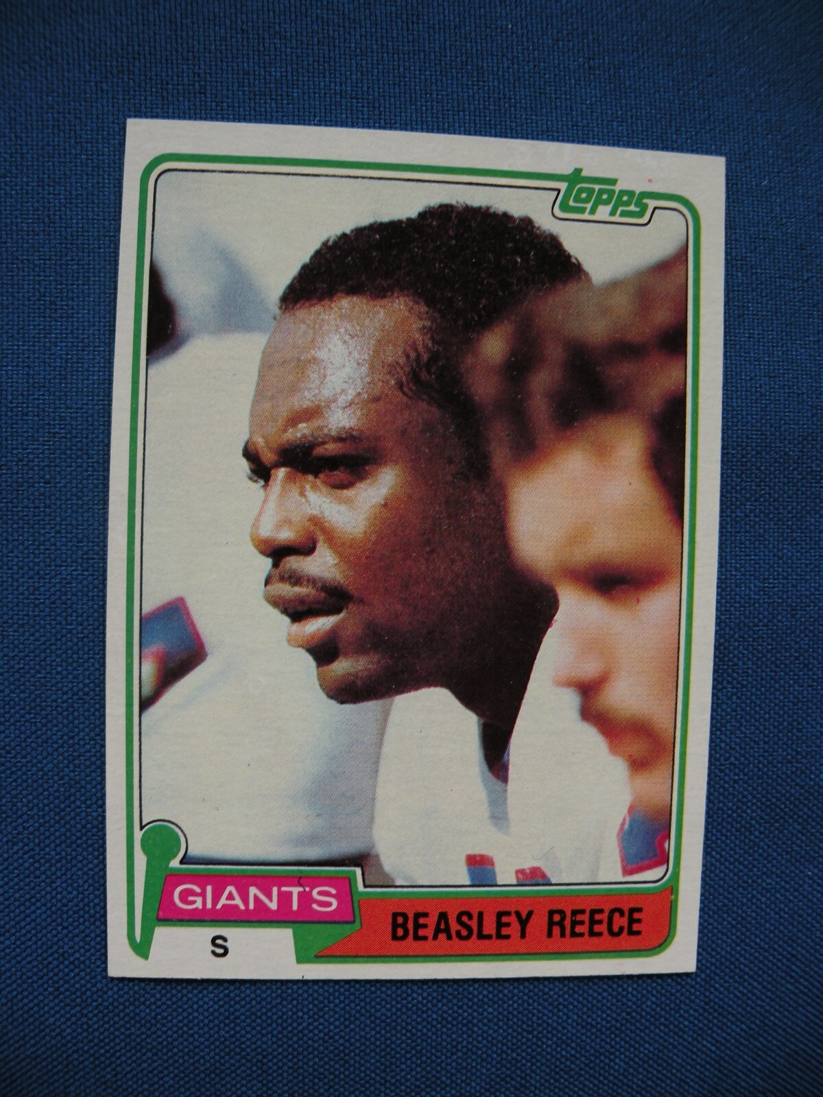 1981 Topps Beasley Reece N.Y. Giants card #504 NFL football $1 S&H | eBay