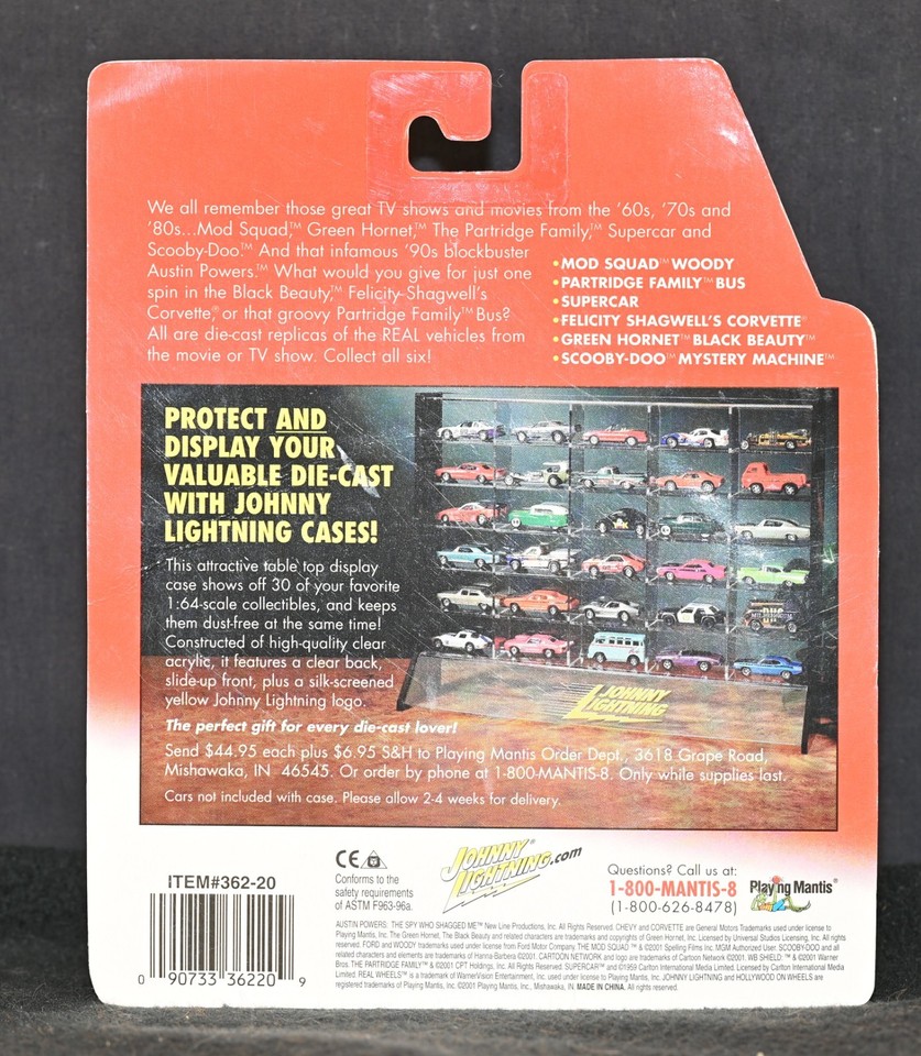 JOHNNY LIGHTNING 1950 Mercury Woody "The Mod Squad" 1:64 Diecast TV Car ...