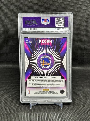 2023-24 Recon Stephen Curry Glorified Holo Effect Auto /15 PSA Auto | eBay