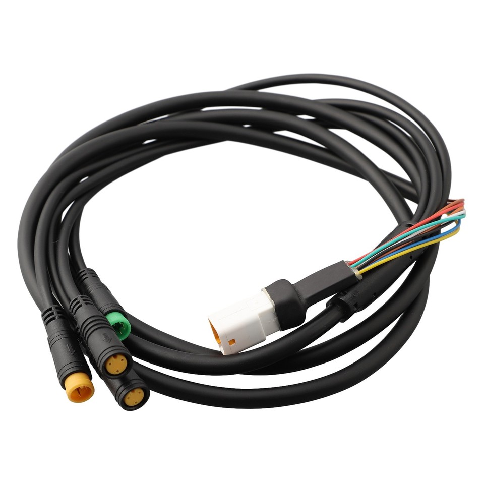 Rubber PVC Motor Cable 1T4 for Bafang M400 300 200 420 620 E Bike 30CM ...
