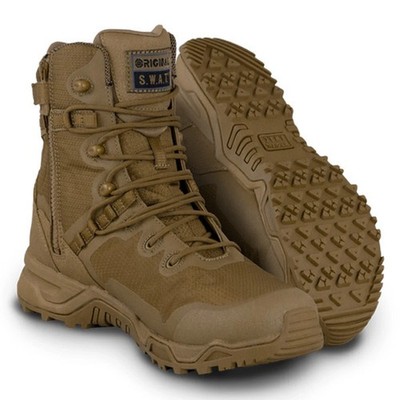 Original SWAT Alpha Fury 8" Side-Zip Tactical Boot | Coyote | 177503 ...
