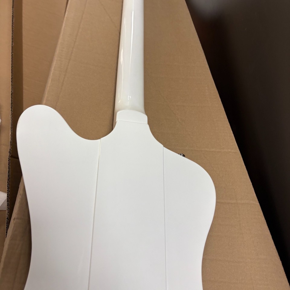 Custom Firebird White Electric Guitar Chrome Part 2H pickups Rosewood ...