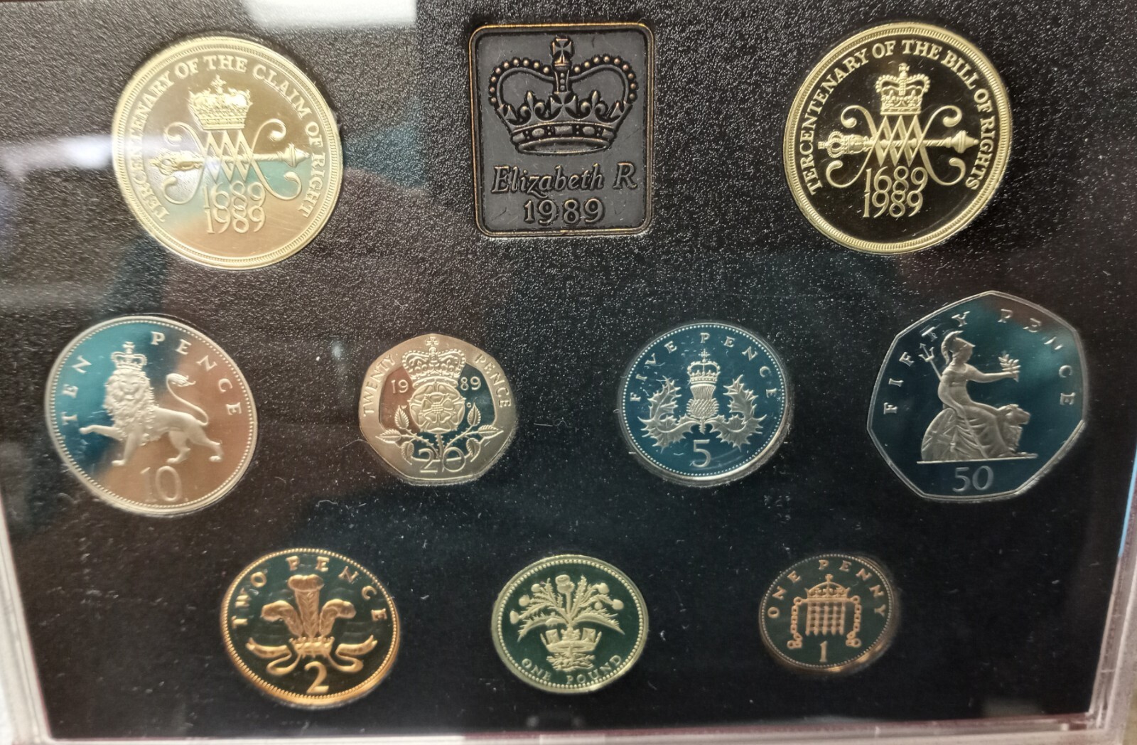 1989 Royal Mint Proof Coin Collection - Red Case | eBay