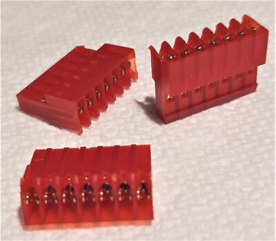 2-Pieces of Red 3-640440-7 AMP 7 POSITION MTA-100 IDC CONNECTORS for ...