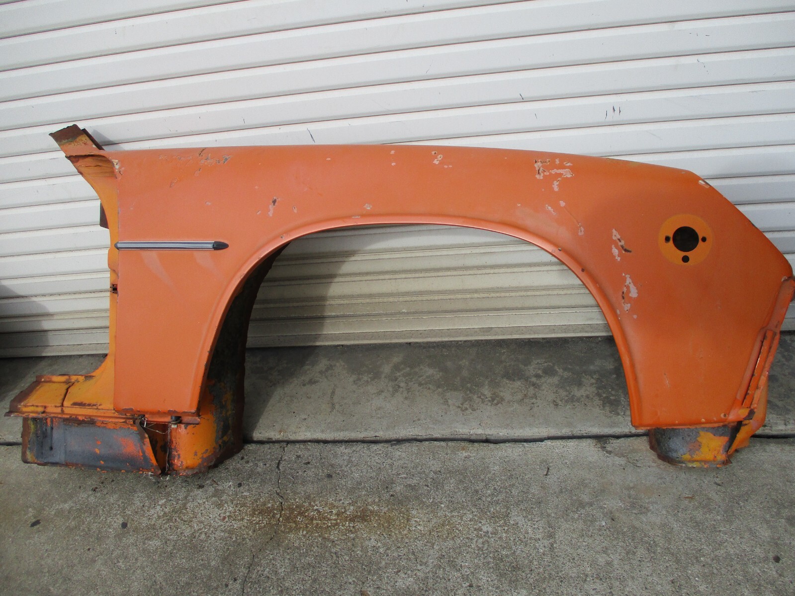 PORSCHE 914 FRONT RIGHT PASSENGER FENDER ASSEMBLY FULL CUT OUT ORIGINAL ...