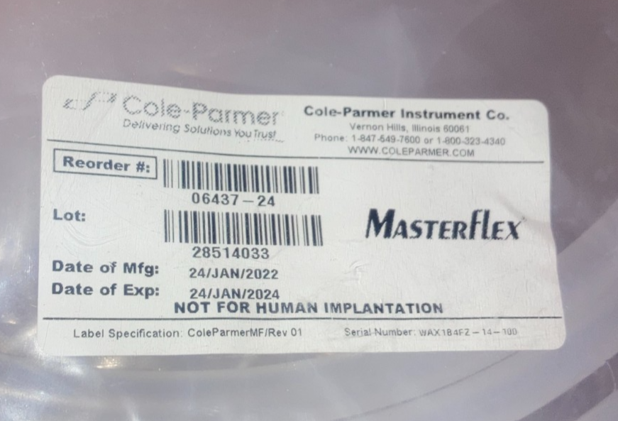 Masterflex L/S 24 High-Performance Precision Pump Tubing, C-flex ULTRA ...