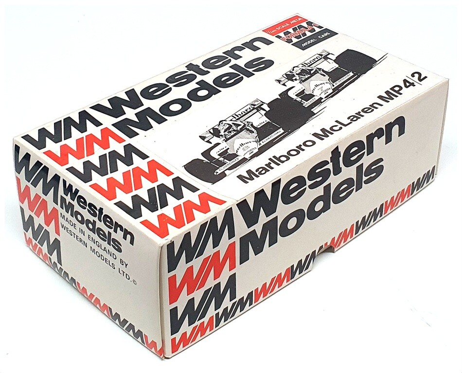 Western Models 1/24 Scale WM08 - F1 McLaren MP4/2 #12 Senna - Red/White ...