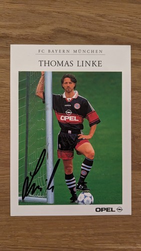 Thomas Linke - Autogramm AK orginal signiert - FC Bayern München | eBay.de