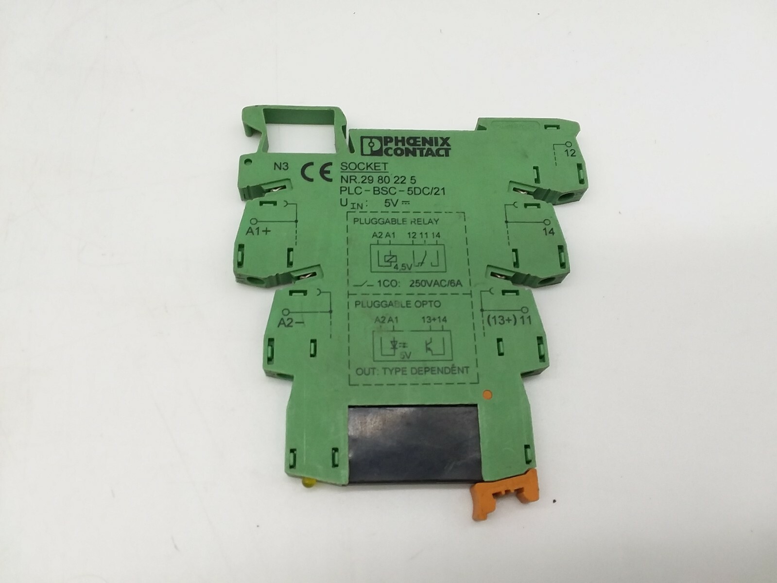 Phoenix Contact 2980225 PLC-BSC-5DC/21 Terminal Block w/Relay | eBay