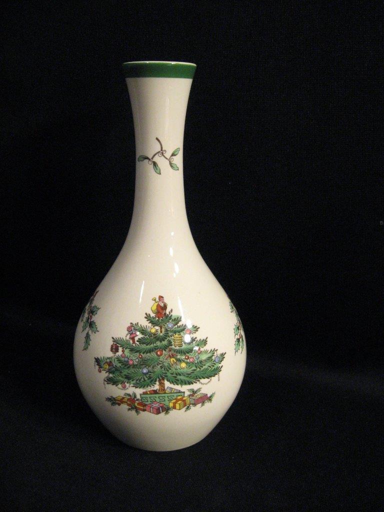 SPODE CHRISTMAS TREE BUD VASE | eBay