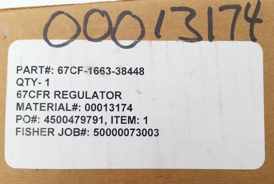 Fisher 67CF-1663-38448 Air Filter Regulator | eBay