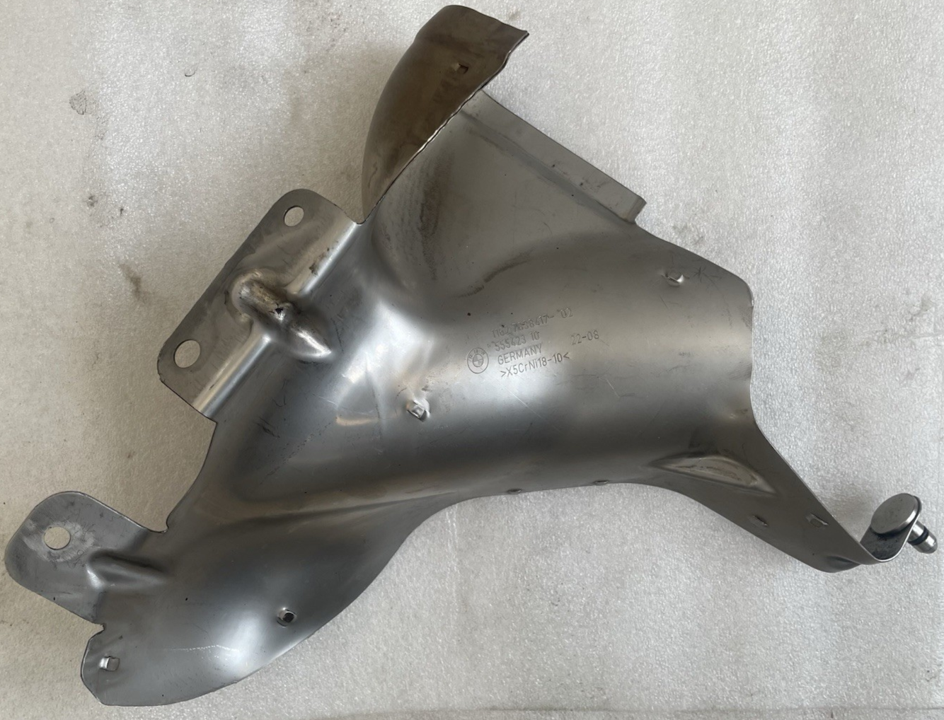 BMW E90 E92 E93 M3 S65B40A NEARSIDE HEADER REAR HEAT SHIELD 7838417 ...