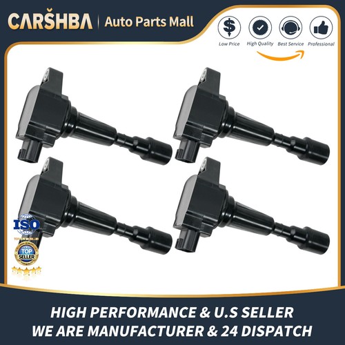 Set of 4 Brand New Ignition Coils for 2011-2014 Mazda 2 1.5L L4 UF655 ...