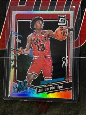 2023-24 Panini Donruss Optic Julian Phillips Rated Rookie Silver Prizm ...