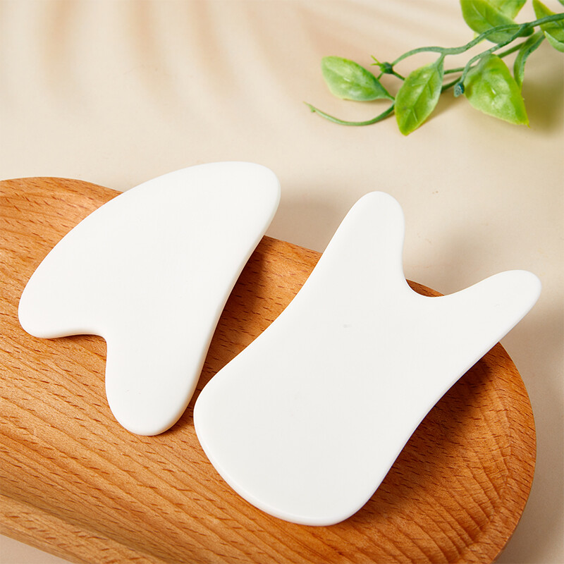 Beauty Tools Ceramic Scraper Facial Massager Scrapping Plate Gua Sha ...