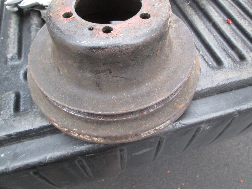 1968 1973 mopar barracuda challenger 383 440 hemi crack pulley 2 groove ...