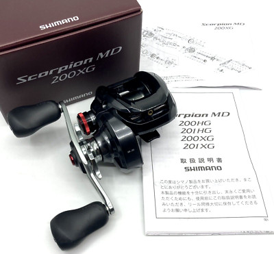 Shimano 24 Scorpion MD 200XG Right Hand Bait Casting Reel w/Box From JAPAN "NEW" | eBay