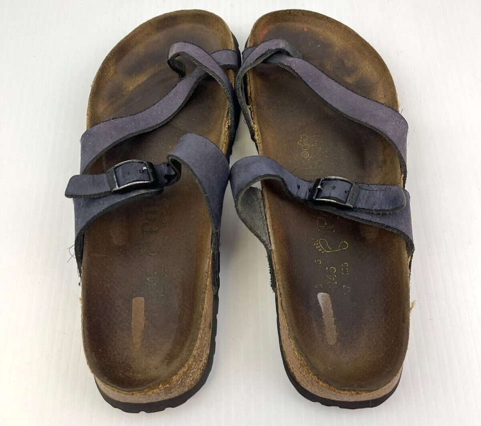 Birkenstock Papillio Women’s 38 Lavender Suede Leather Mayari Toe Loop ...