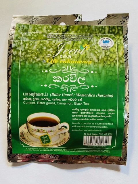 BITTER GOURD TEA Natural Drink Healthy 10 bags blood sugar NEW FREE ...