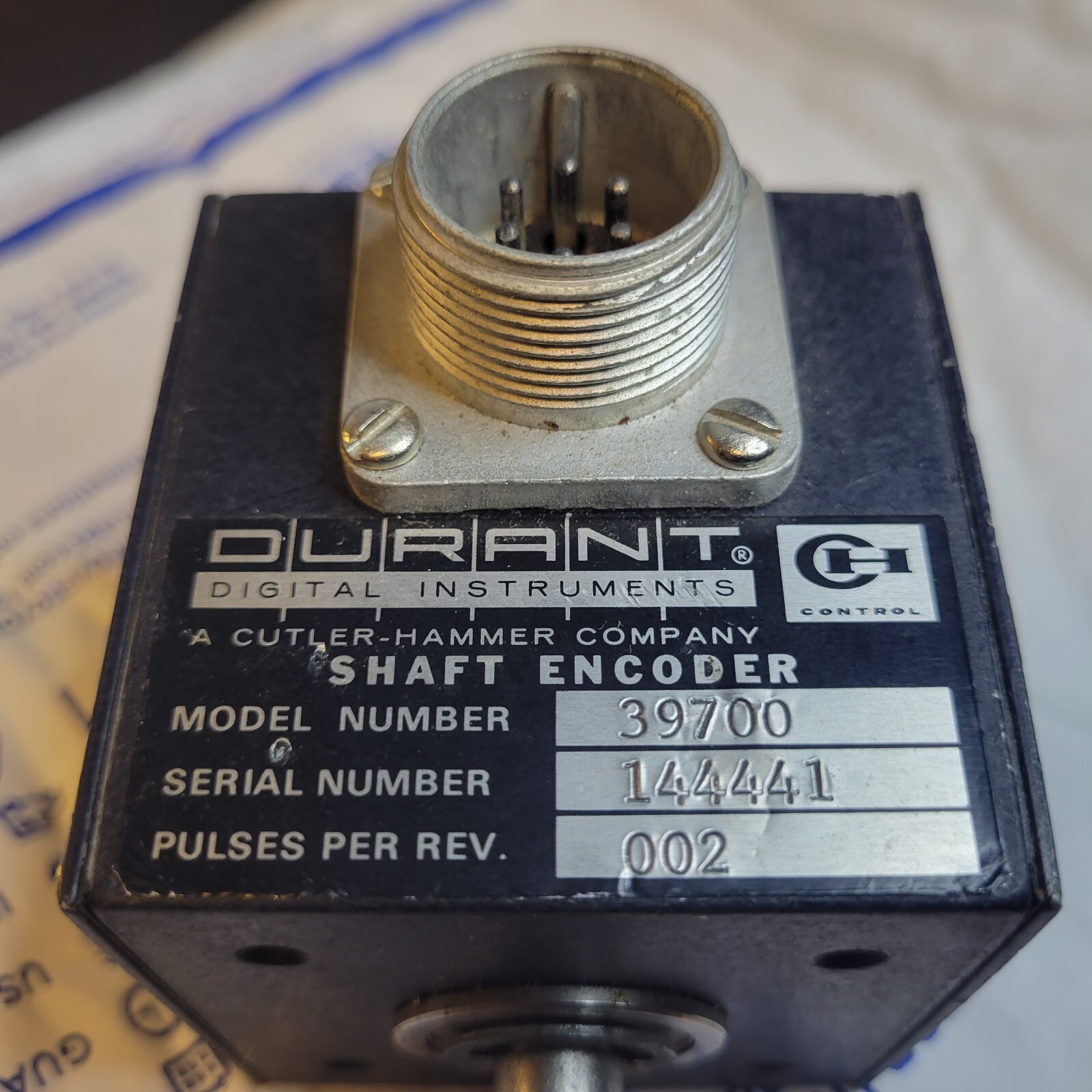 Durant Shaft Encoder 39700 With Display 47000-400 for sale online | eBay