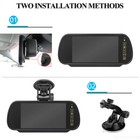 7" Mirror Monitor Dual Mounts Reversing Camera For Mercedes Sprinter/VW ...