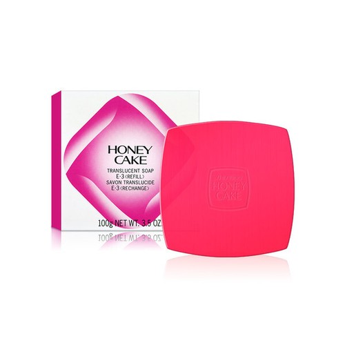 [SHISEIDO] Honey Cake RUBY RED Moisturizing Facial Wash Bar Soap 100g ...