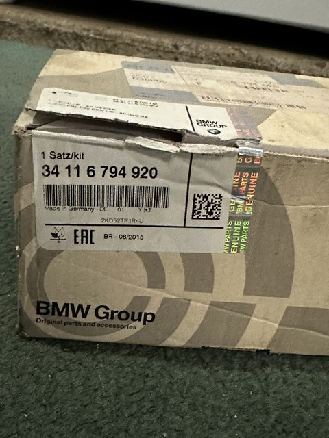 BMW 34216790762 Genuine OEM Factory Original Brake Pads for sale online ...