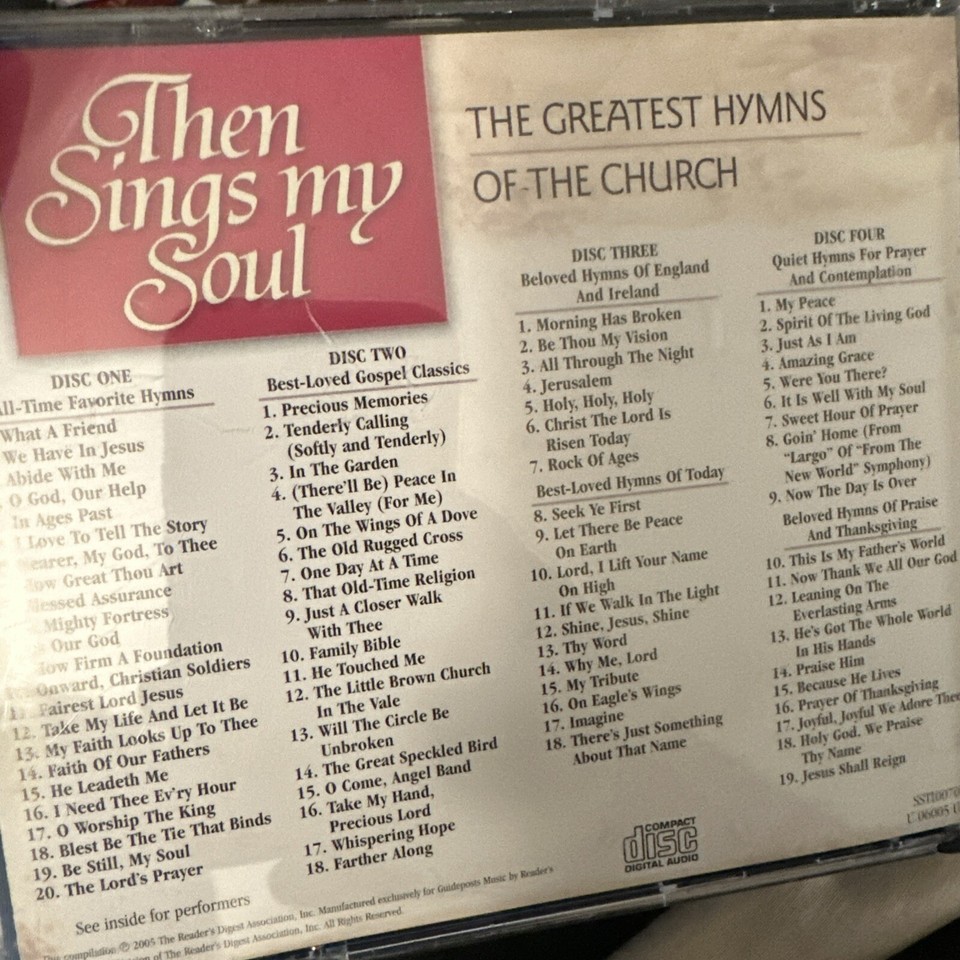 GUIDEPOSTS MUSIC Then Sings My Soul: The Greatest Hymns Of The Church ...