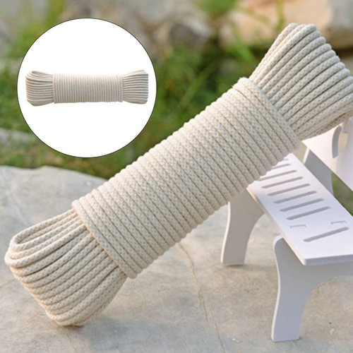 Strong Cotton Rope Soft Clothes Drying Rope Reusable Clotheslines ...