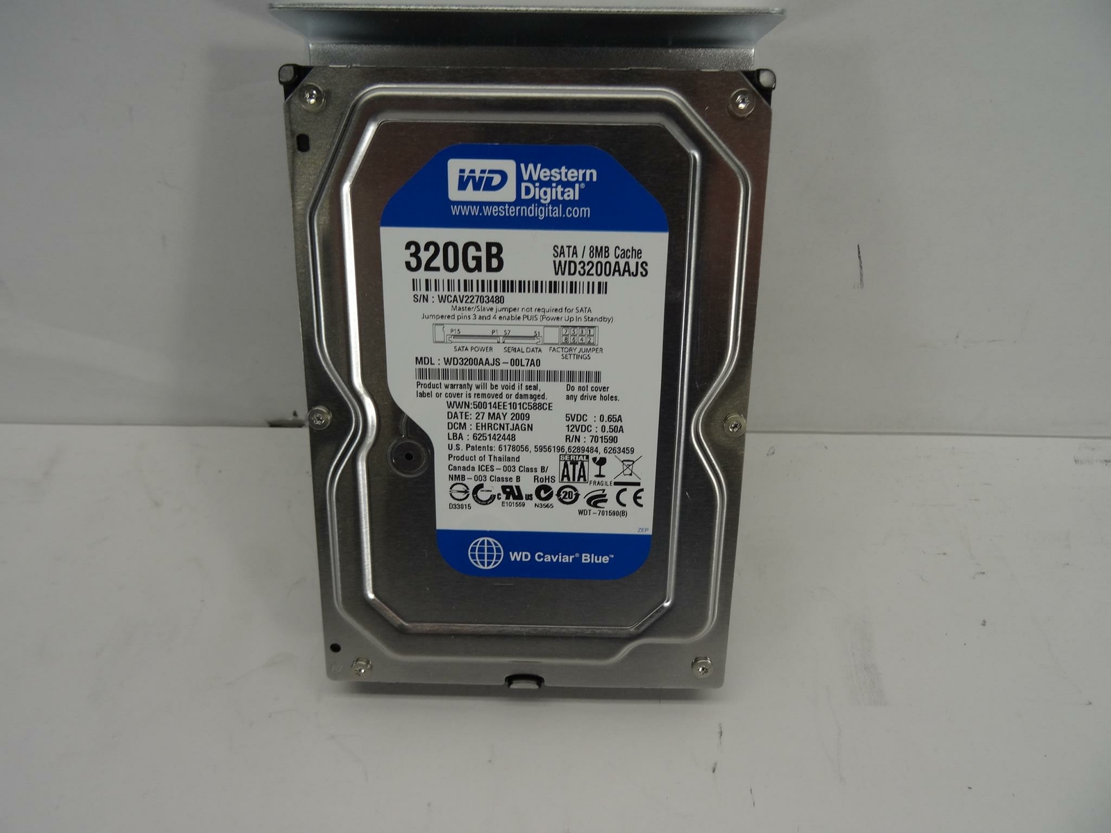 WD3200AAJS-00L7A0 WESTERN DIGITAL 320GB SATA 3.5 HARD DRIVE | eBay