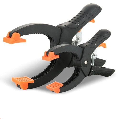 Adjustable Ratcheting Hand Clamps Portable Force Trigger Clamps | eBay ...