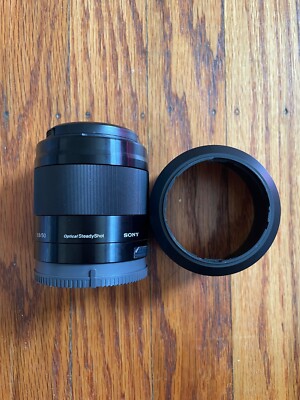 Sony E 50mm f/1.8 OSS APS-C Standard Prime Lens - Black with Cap ...