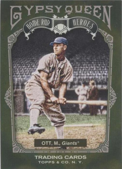 2011 Topps Gypsy Queen - Home Run Heroes Mel Ott #HH22 for sale online ...
