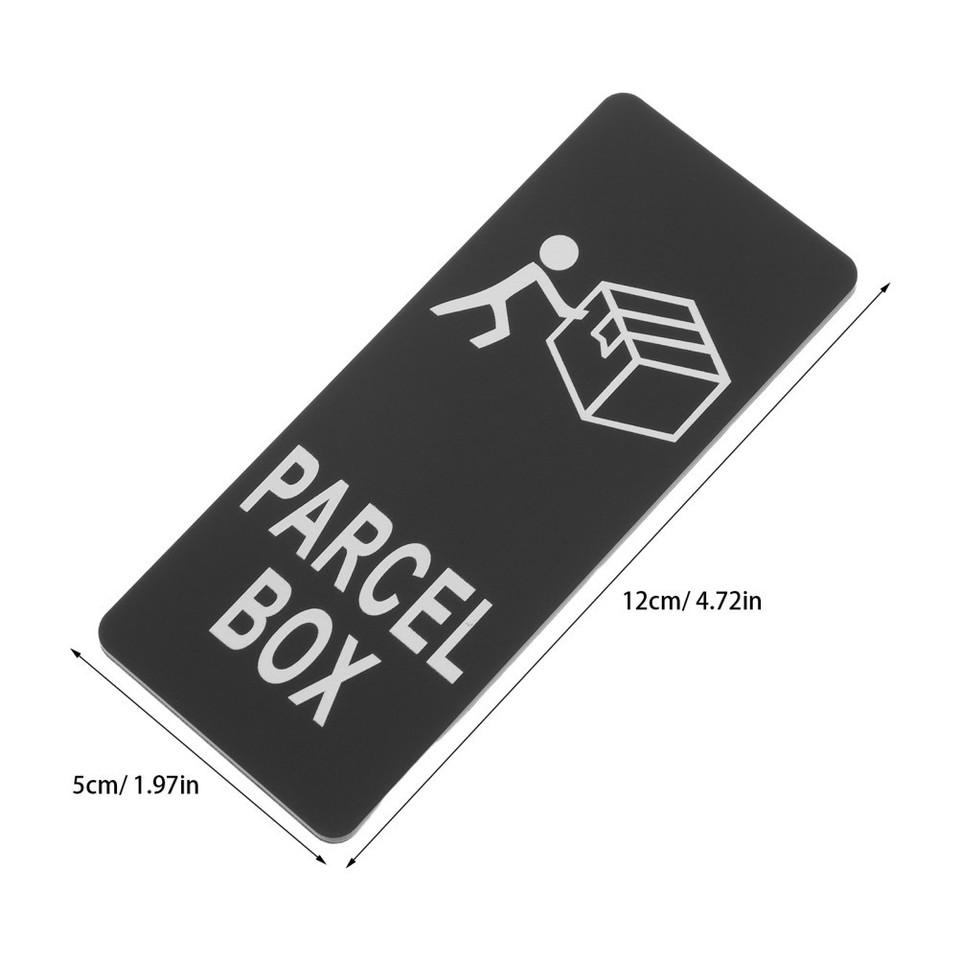 2pcs Parcel Box Storage Sign - Adhesive Package Storage Sign - Home ...
