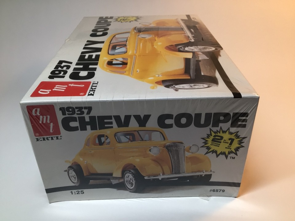 Vintage AMT ERTL 1937 Chevy Coupe Model Car Kit New in Box 1/25 | eBay