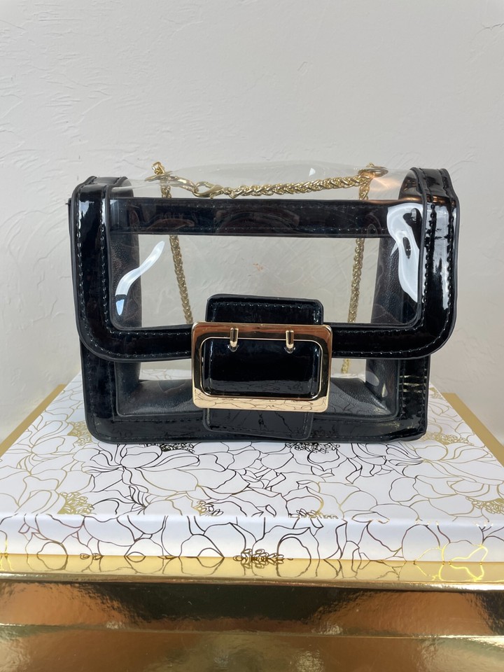 Stadium Approved Clear Crossbody Purse | Gameday Purse | Transparent ...