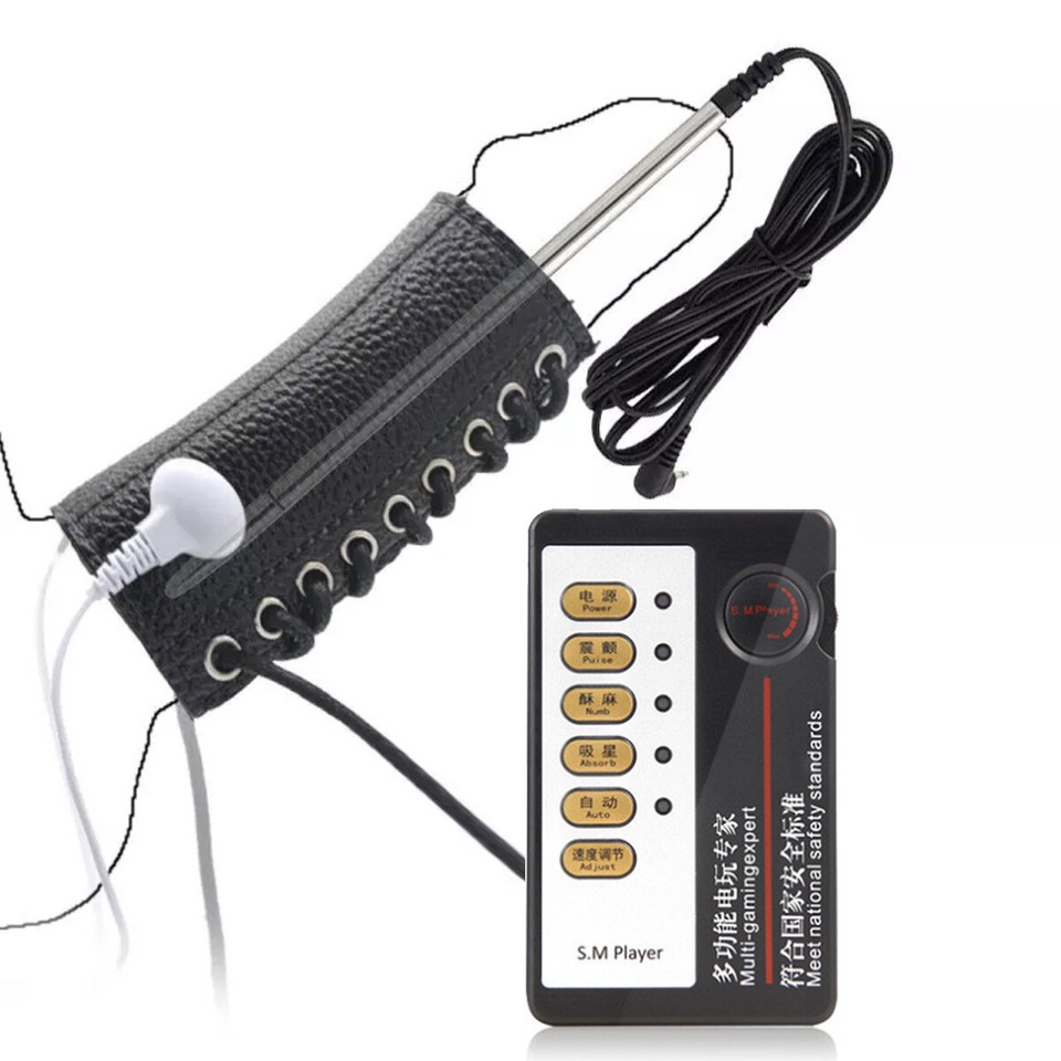 EStim Unit Electro Shock Massage Tool Ure-thralCatheter Sounds for Men ...