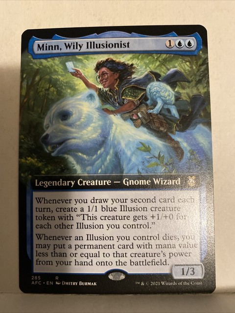 MTG Minn, Wily Illusionist Commander: Adventures in the Forgotten ...