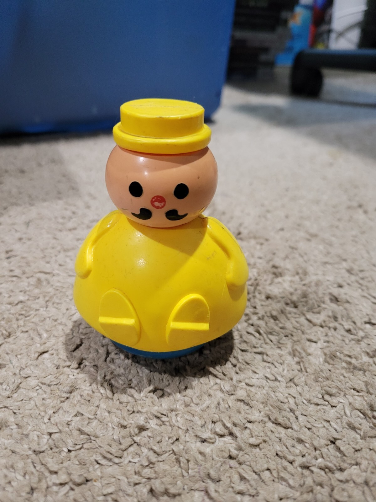 Vintage Fisher Price Yellow Rub A Dub Dub Wobbly Man | eBay