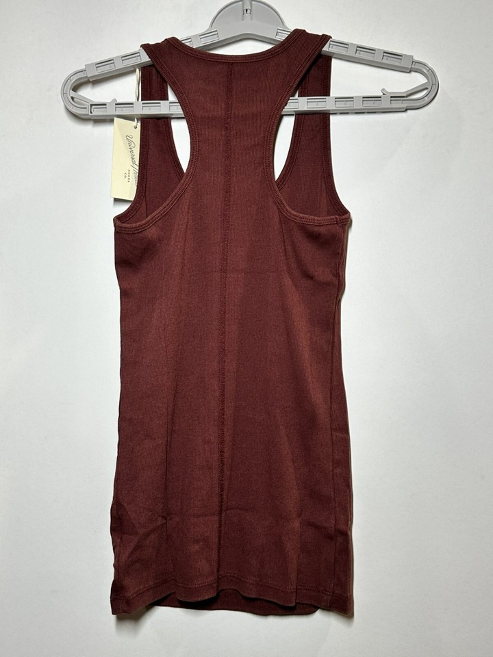 Women's Rib Racerback Tank Top - Universal Thread Burgundy (Red) XS | eBay