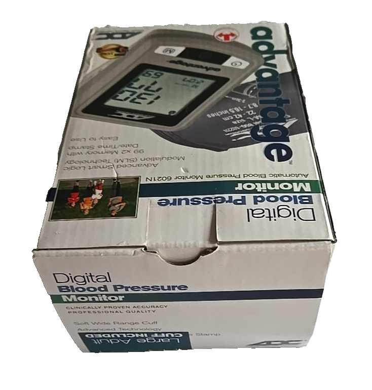 ADC Advantage Automatic Digital Blood Pressure Monitor Large Adult ...